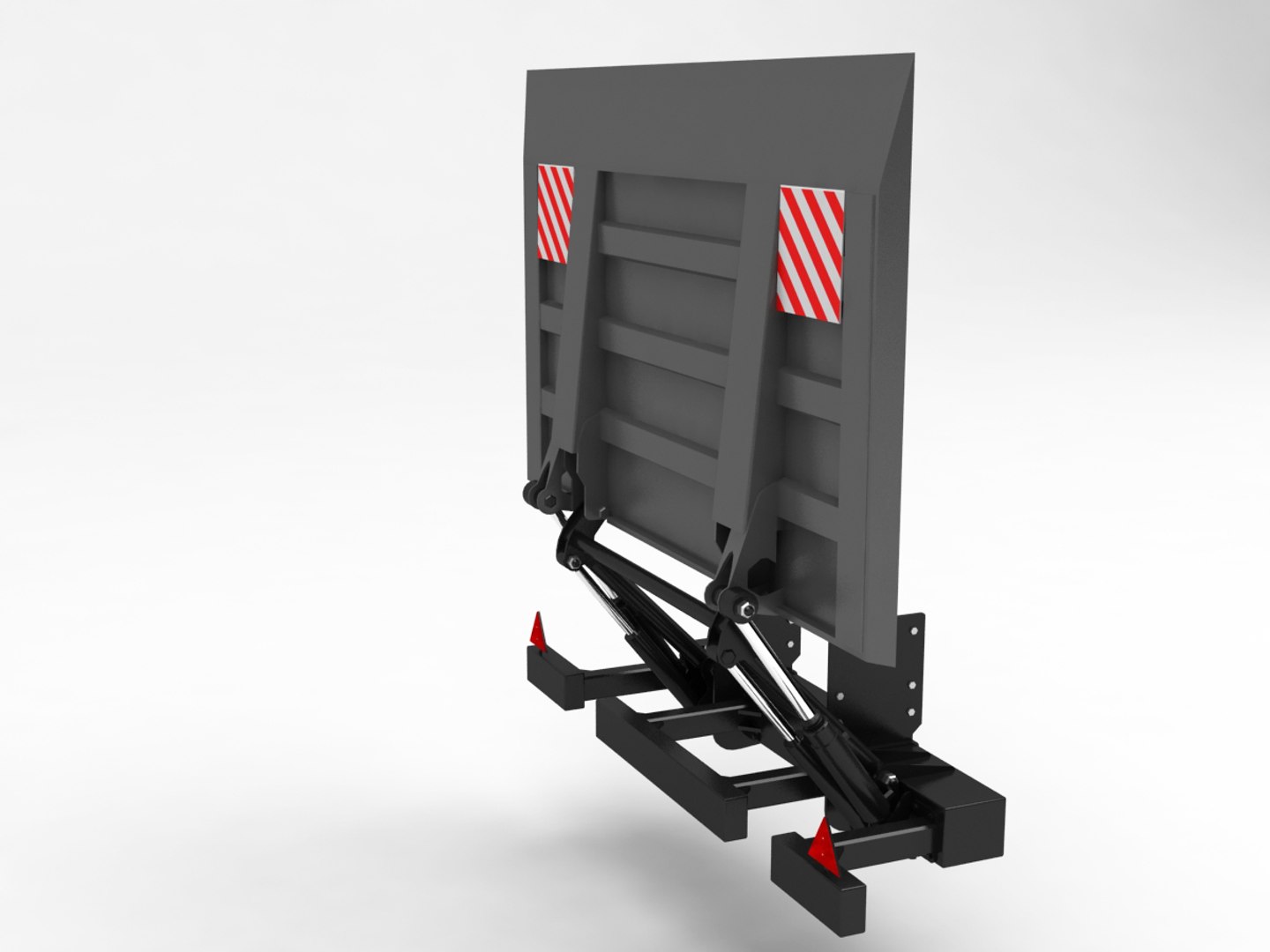 Tail Lift Truck 3d C4d
