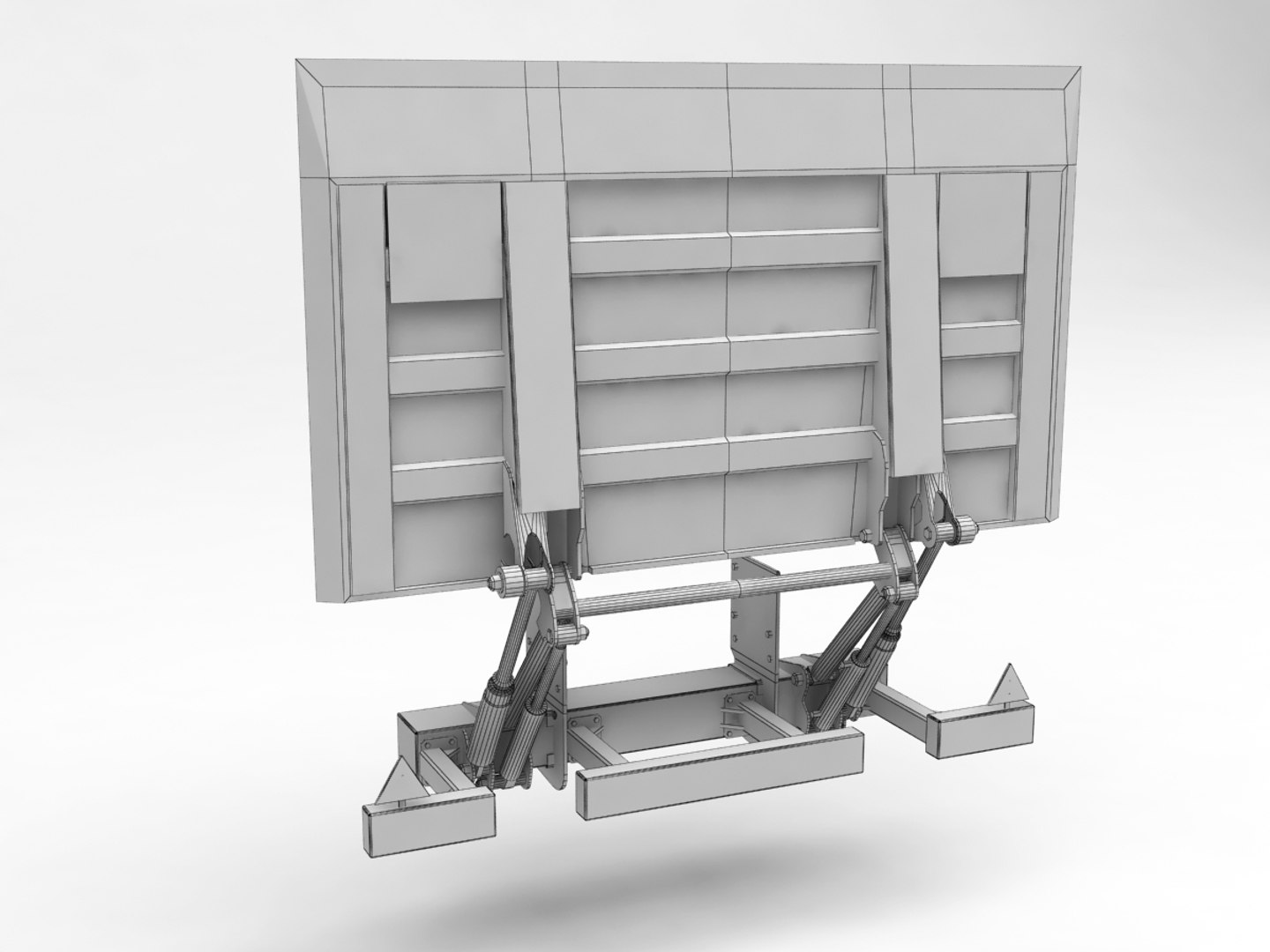 Tail Lift Truck 3d C4d