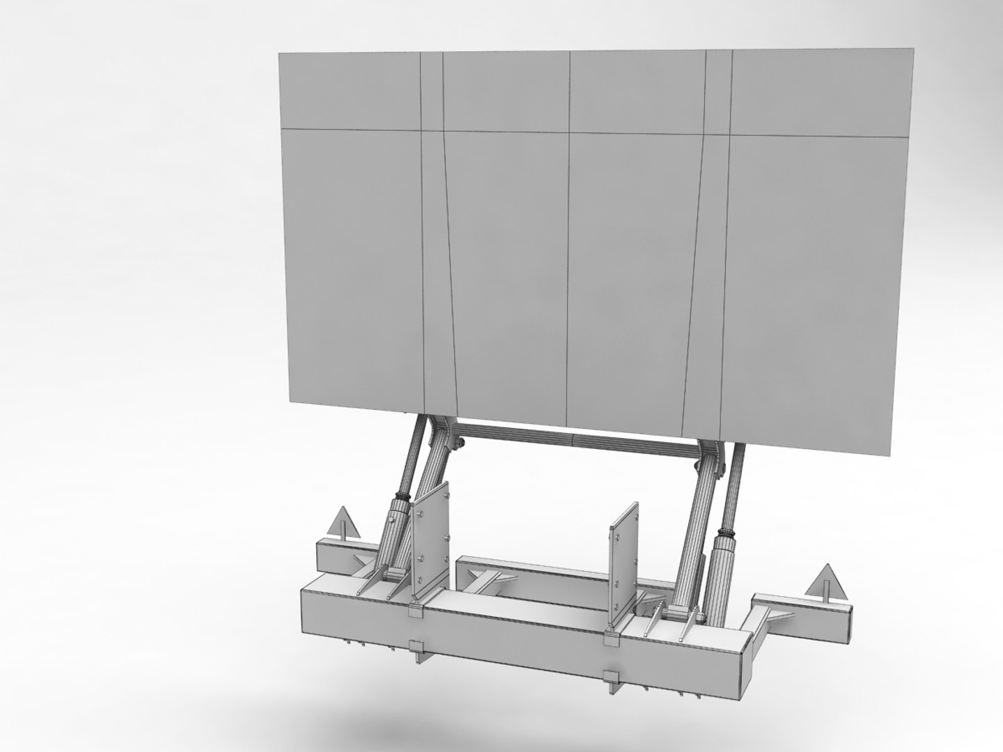 Tail Lift Truck 3d C4d