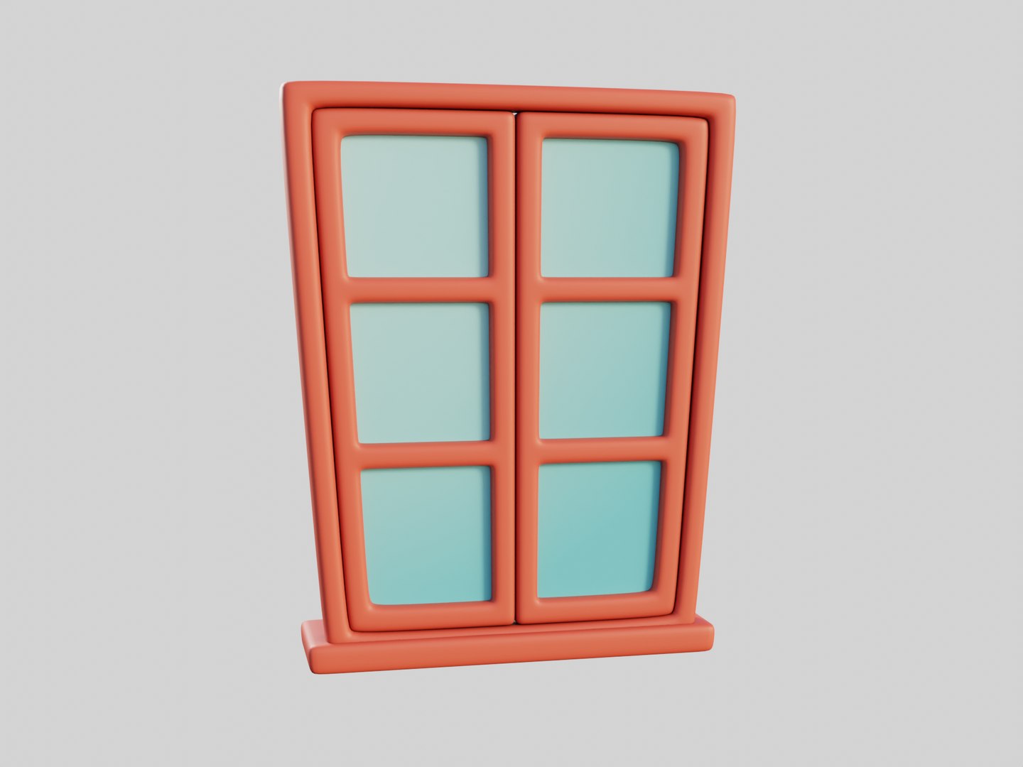 Cartoon Window 8b 3D Model - TurboSquid 1899949