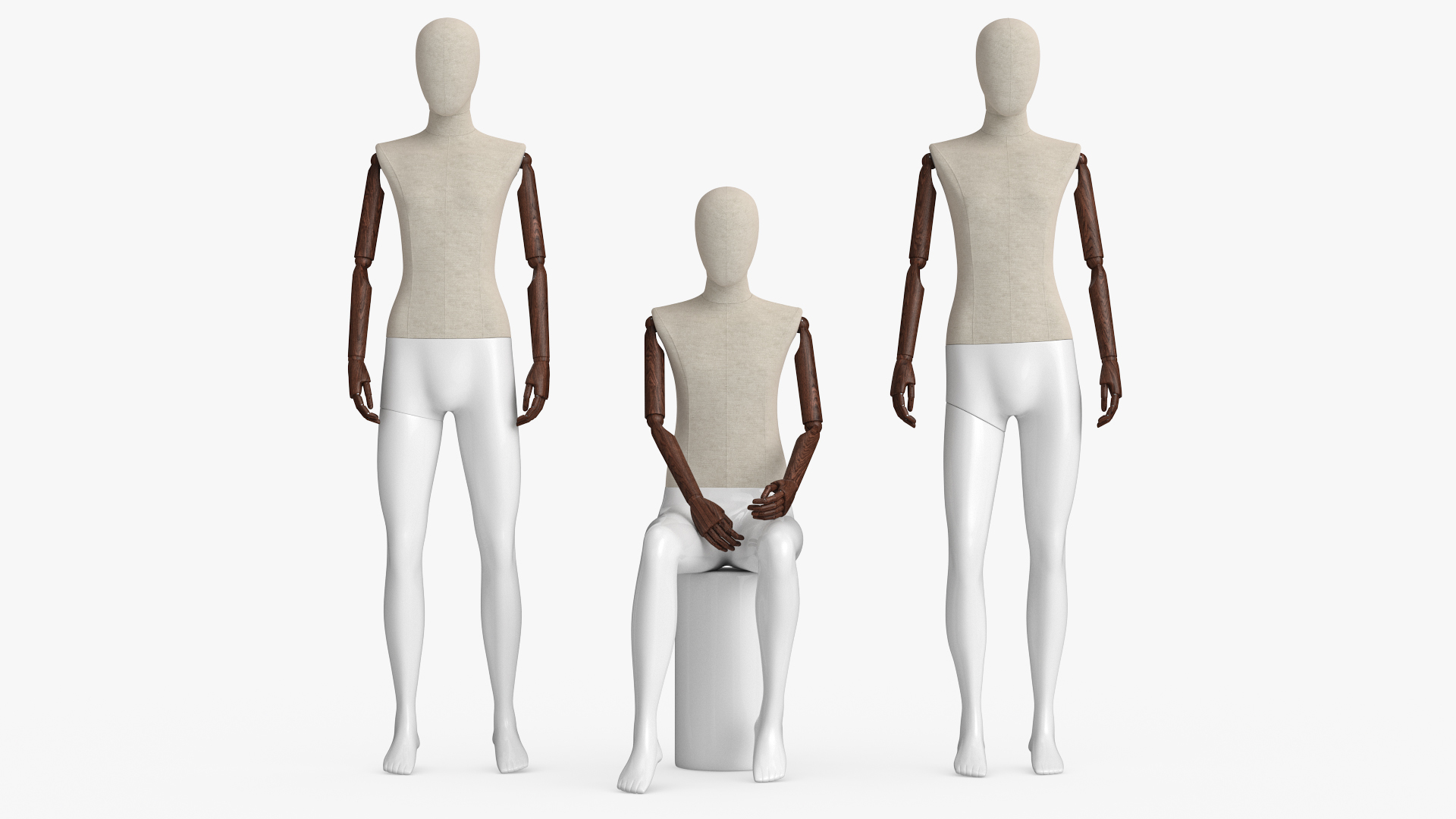 Male Mannequins 3D Model - TurboSquid 1962024