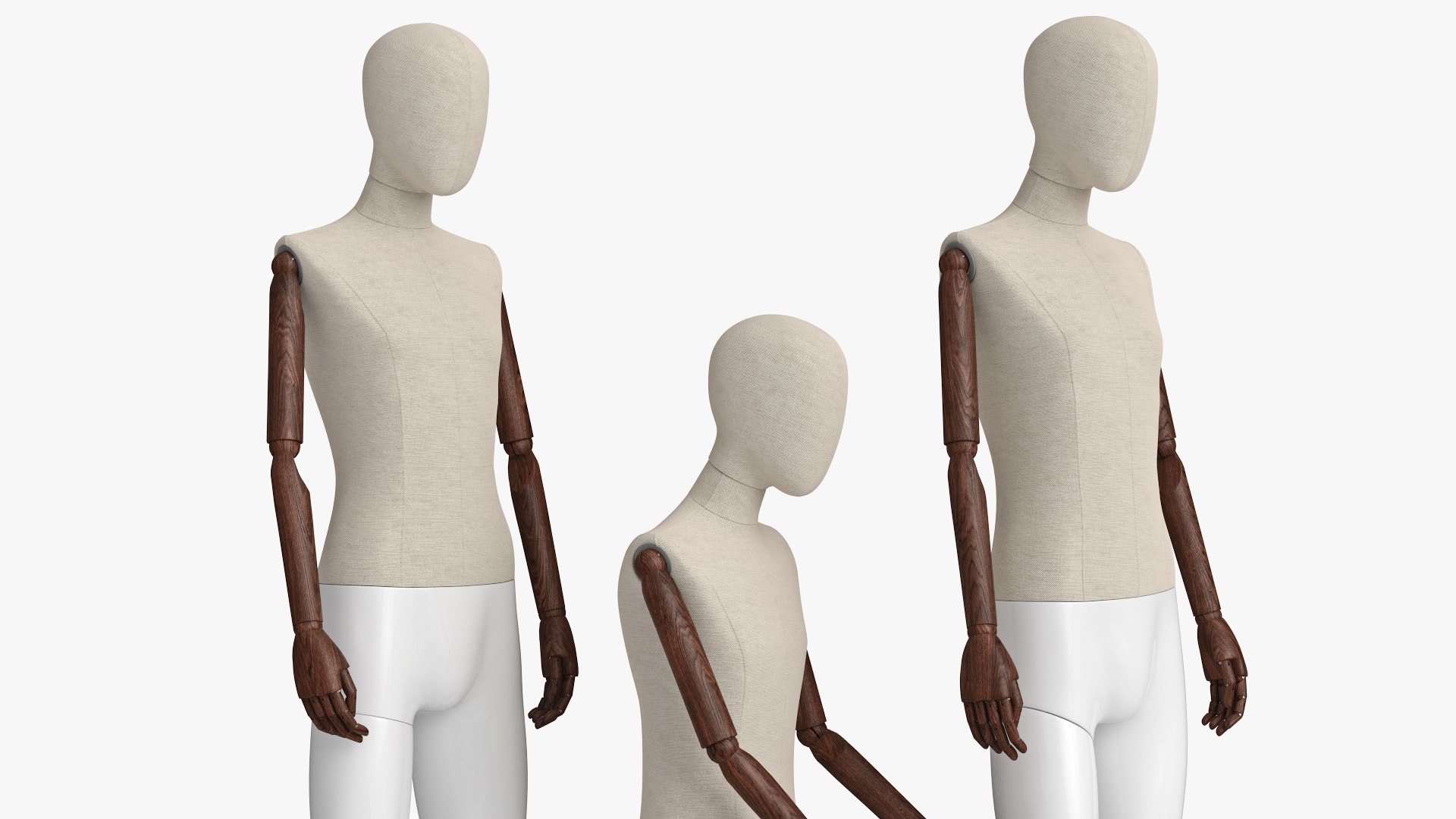 Male Mannequins 3D Model - TurboSquid 1962024