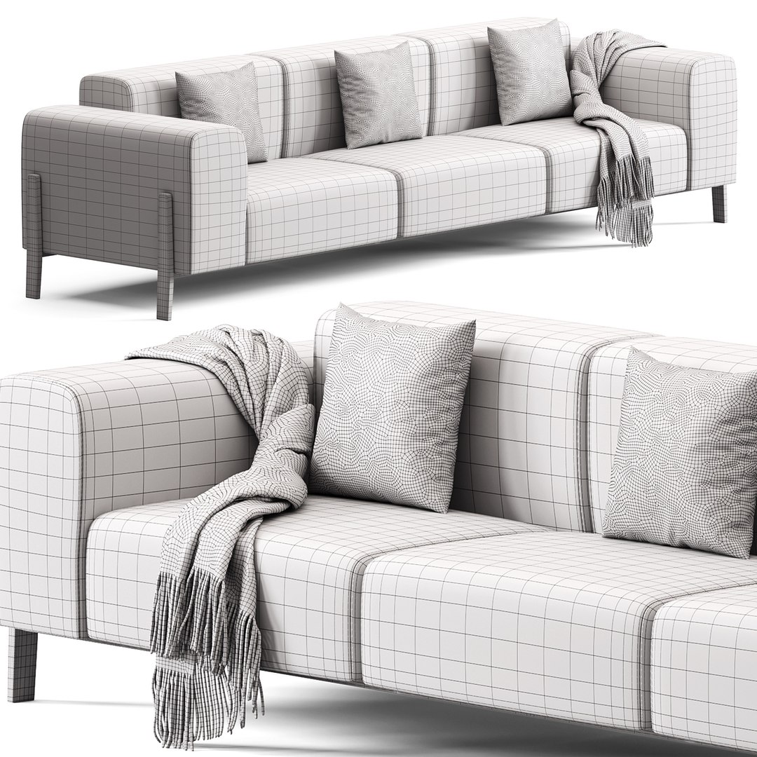 3D Pianca All-in Sofa Model - TurboSquid 2321313