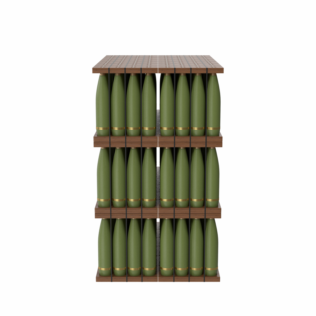 3D Model Stacked Artillery Shells - TurboSquid 2315750