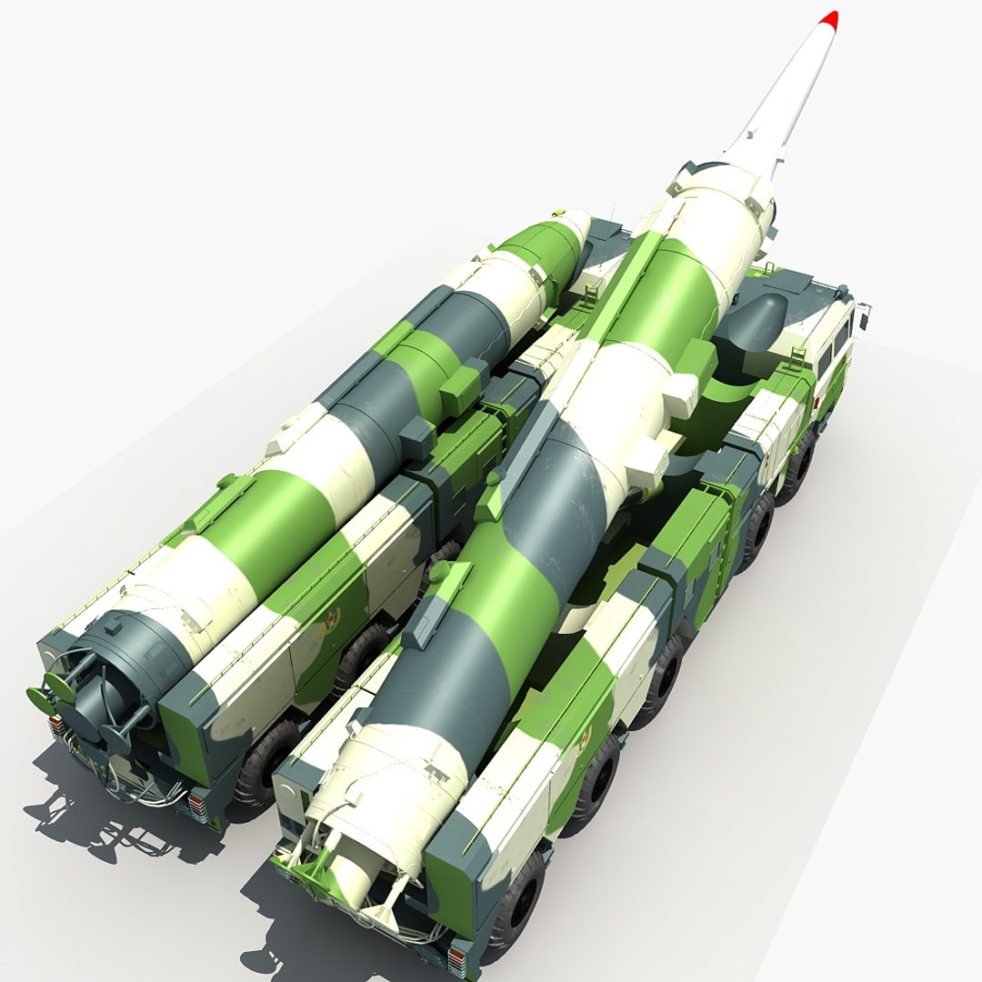 3D Model China Df-21c Ballistic Missile - TurboSquid 1421289