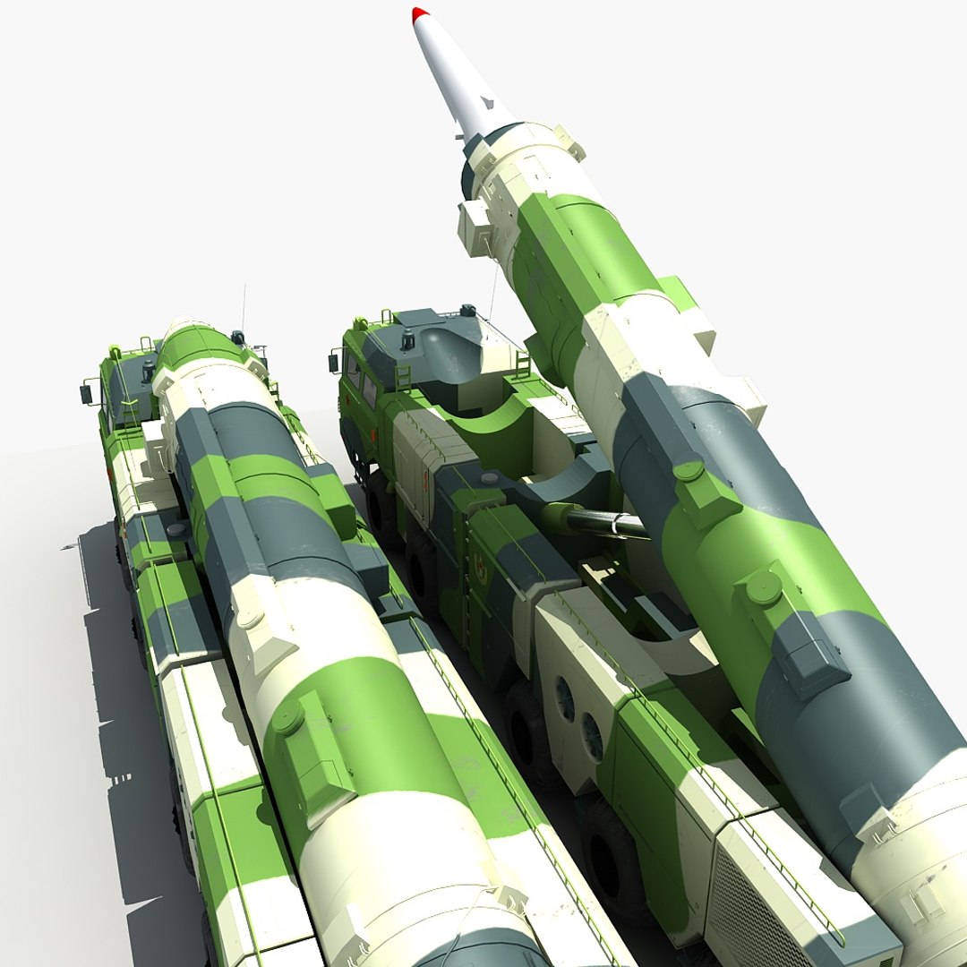 3D Model China Df-21c Ballistic Missile - TurboSquid 1421289