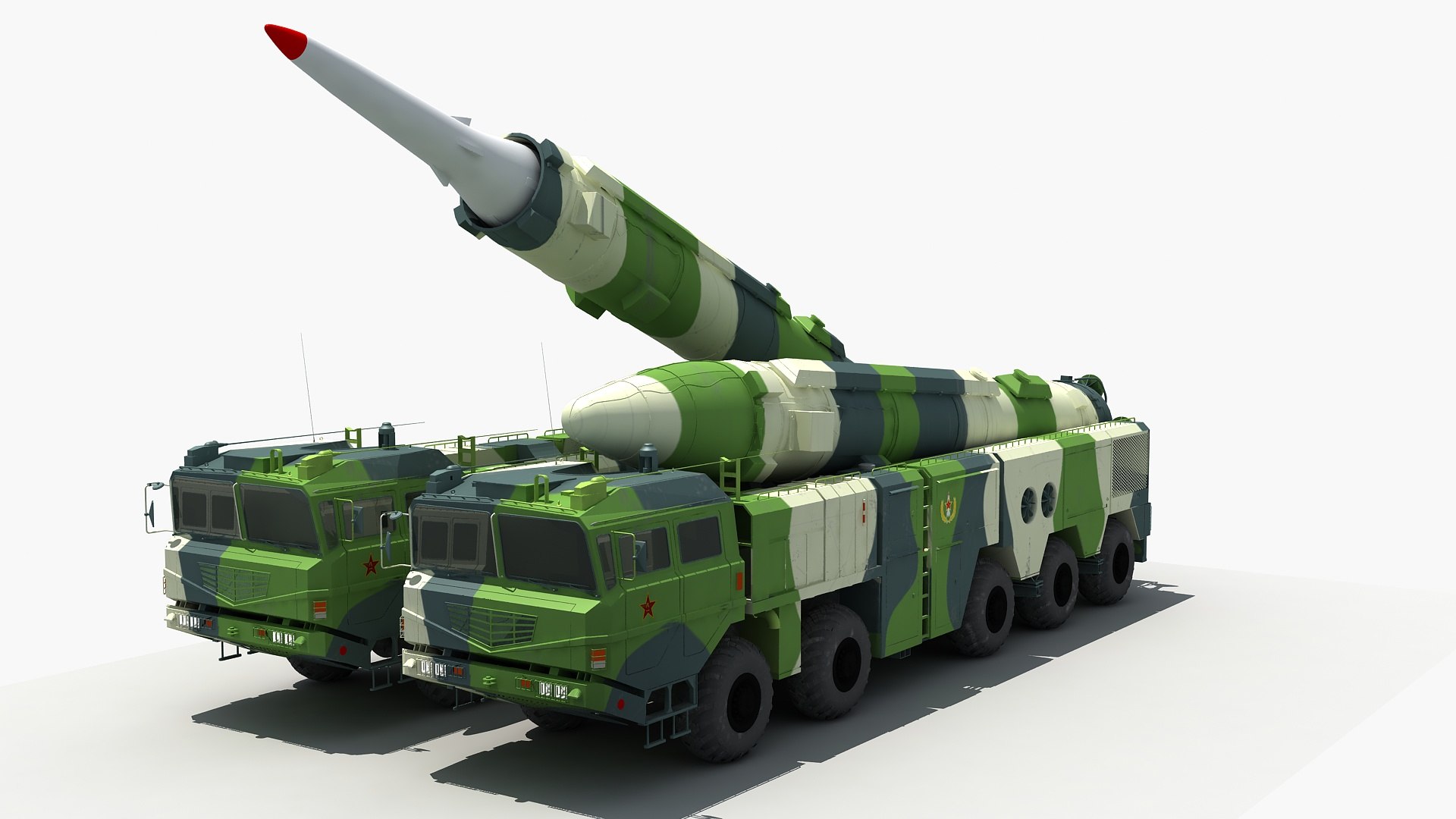 3D model china df-21c ballistic missile - TurboSquid 1421289