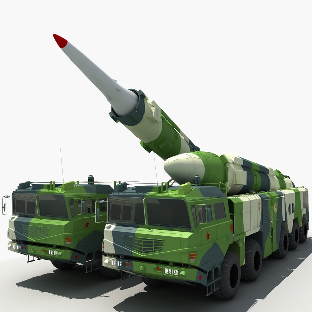 3D Model China Df-21c Ballistic Missile - TurboSquid 1421289