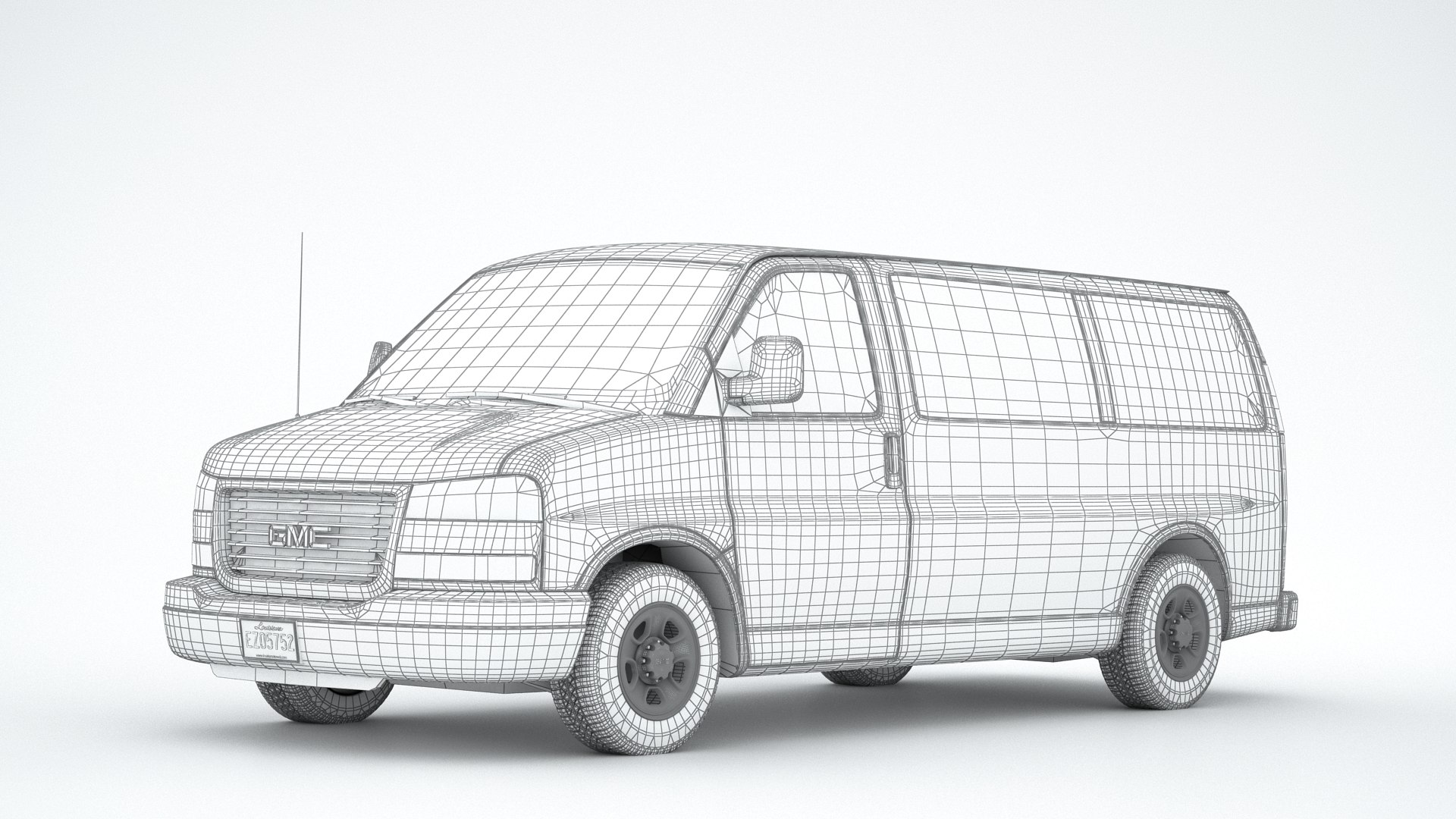 3D GMC Savana Van Model - TurboSquid 2010757