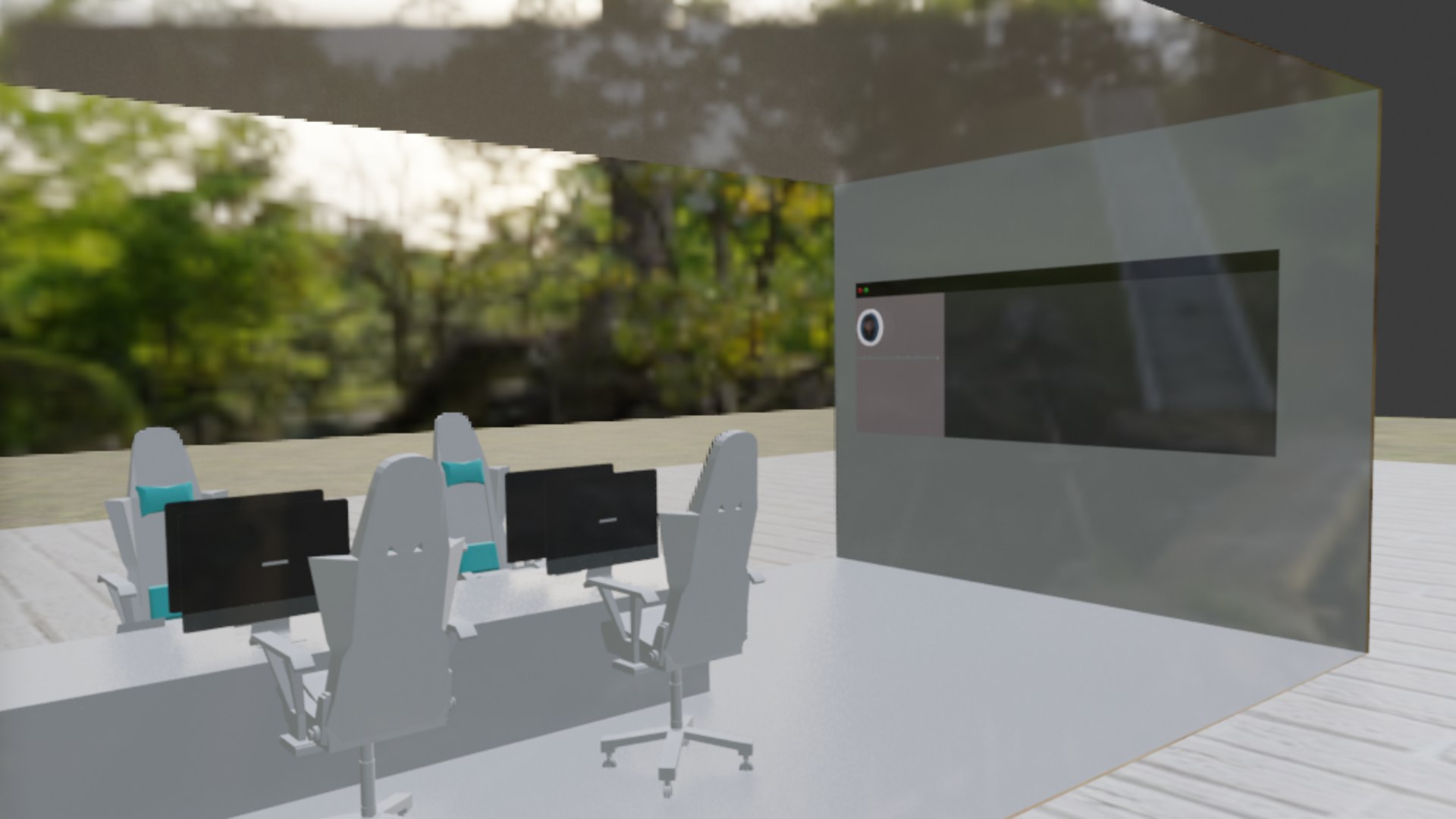 3D Eco Open Office model - TurboSquid 1716262