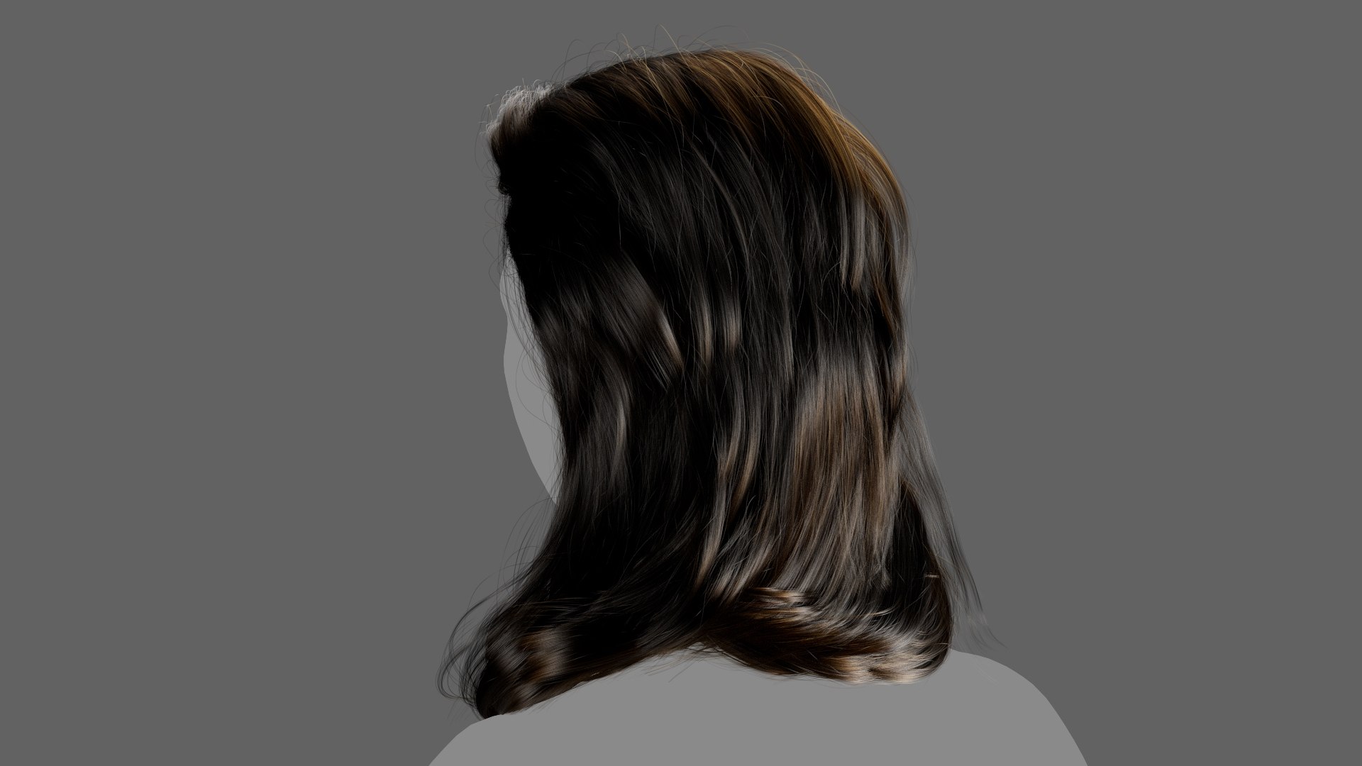 3D X-gen Female Long Hair 01 - TurboSquid 2128513