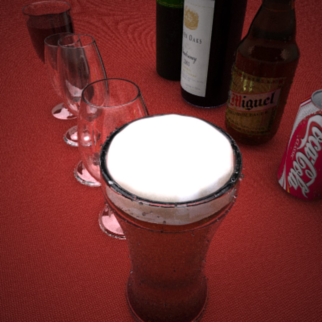 3d Drink Model