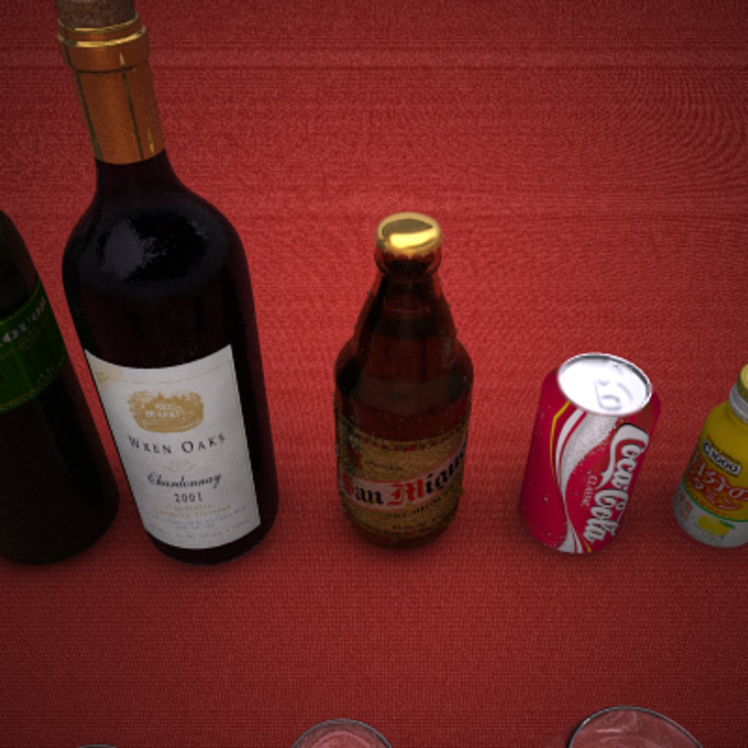 3d Drink Model