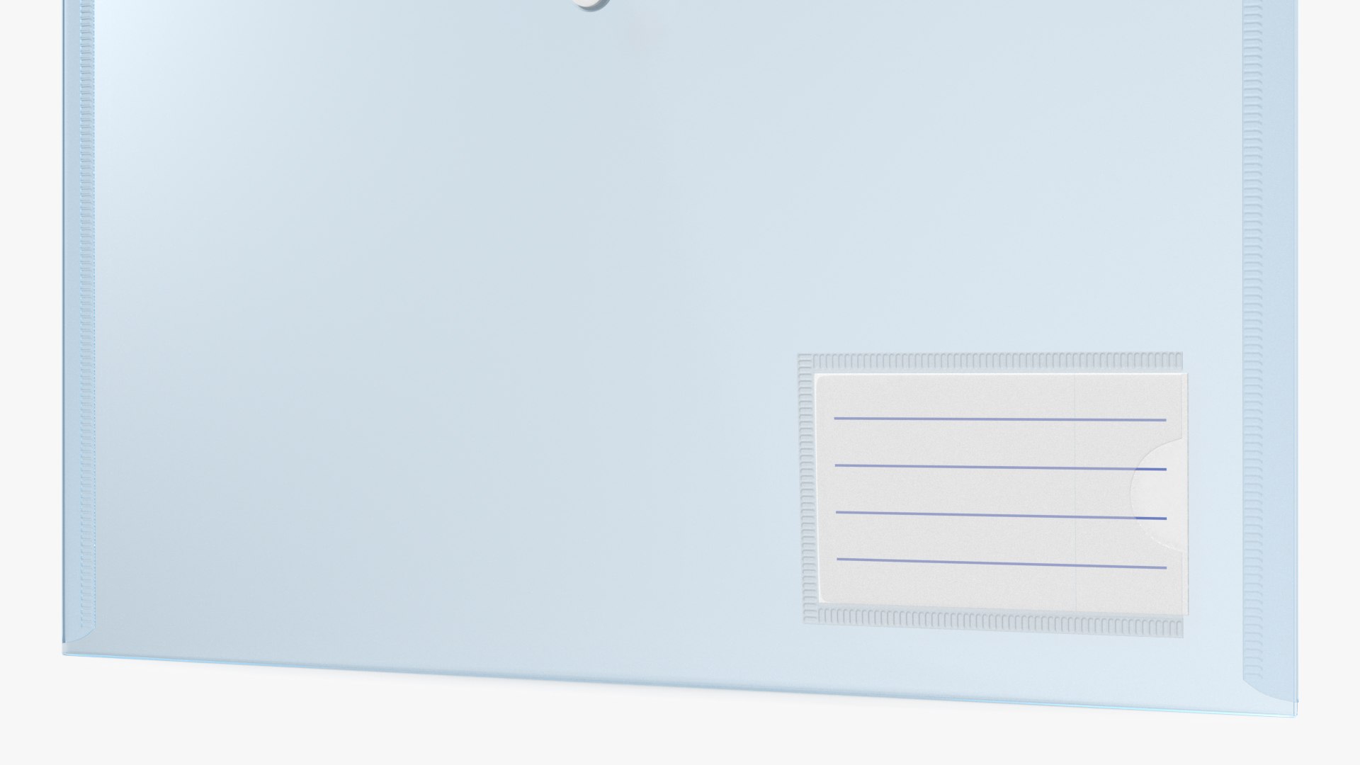 Clear Plastic Document Folder Open Blue 3D - TurboSquid 1772198
