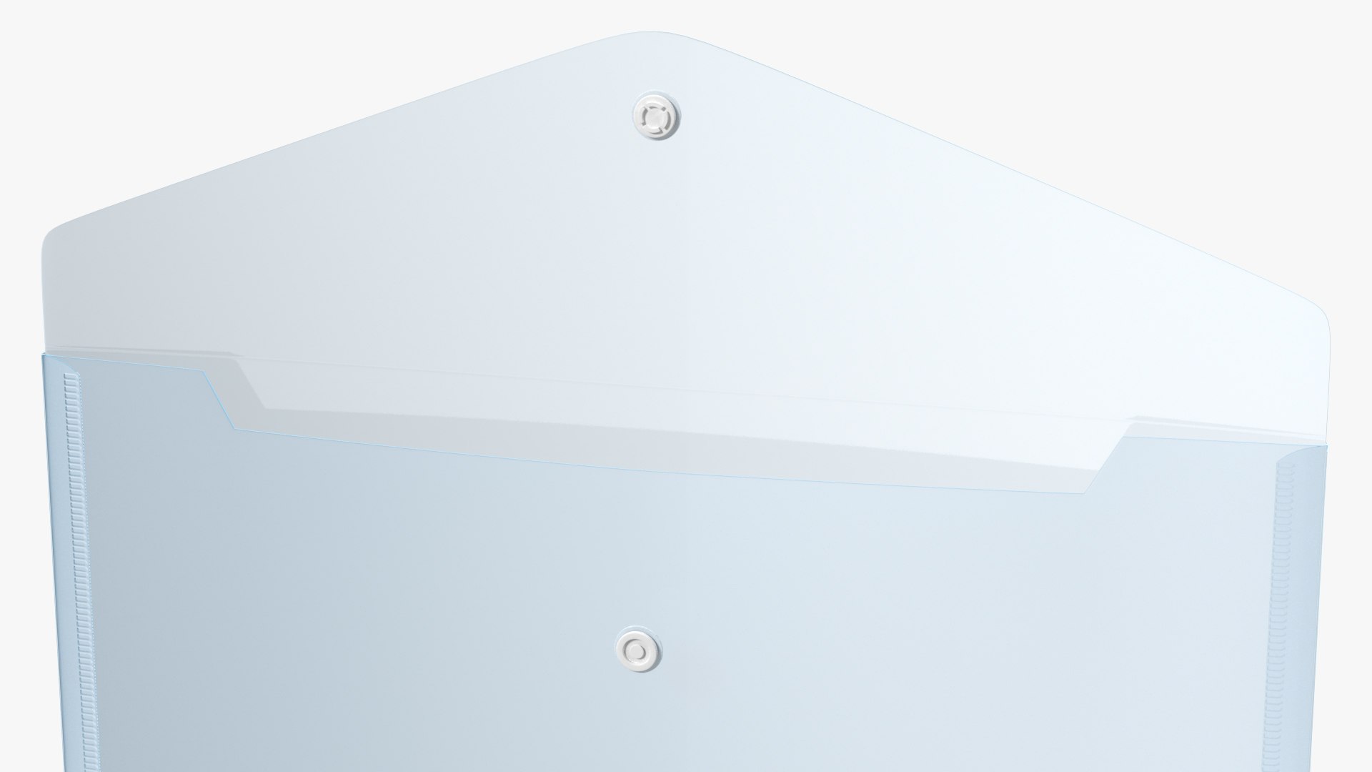 Clear Plastic Document Folder Open Blue 3D - TurboSquid 1772198