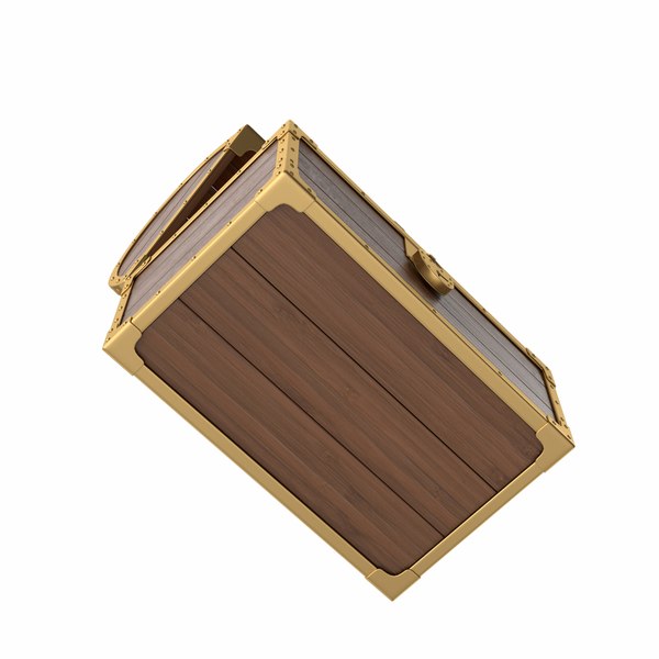 Wooden Chest With Coins 3D model - TurboSquid 1989592