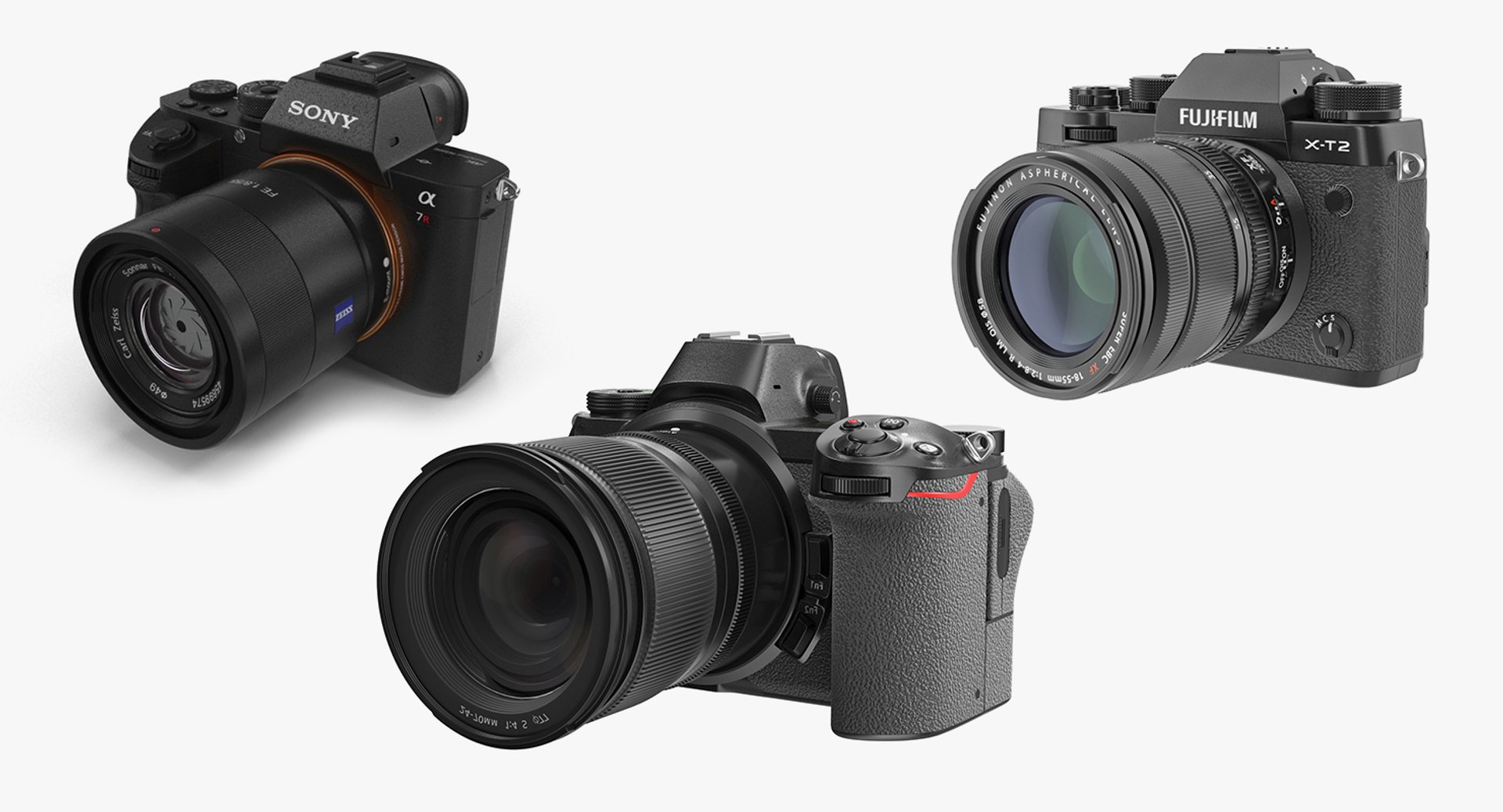 3D Mirrorless Cameras - TurboSquid 1592391