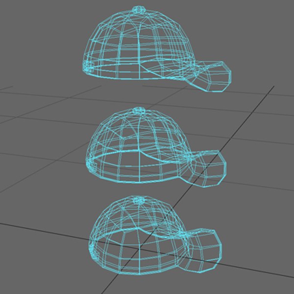 3D 3ds Max baseballcap baseball cap