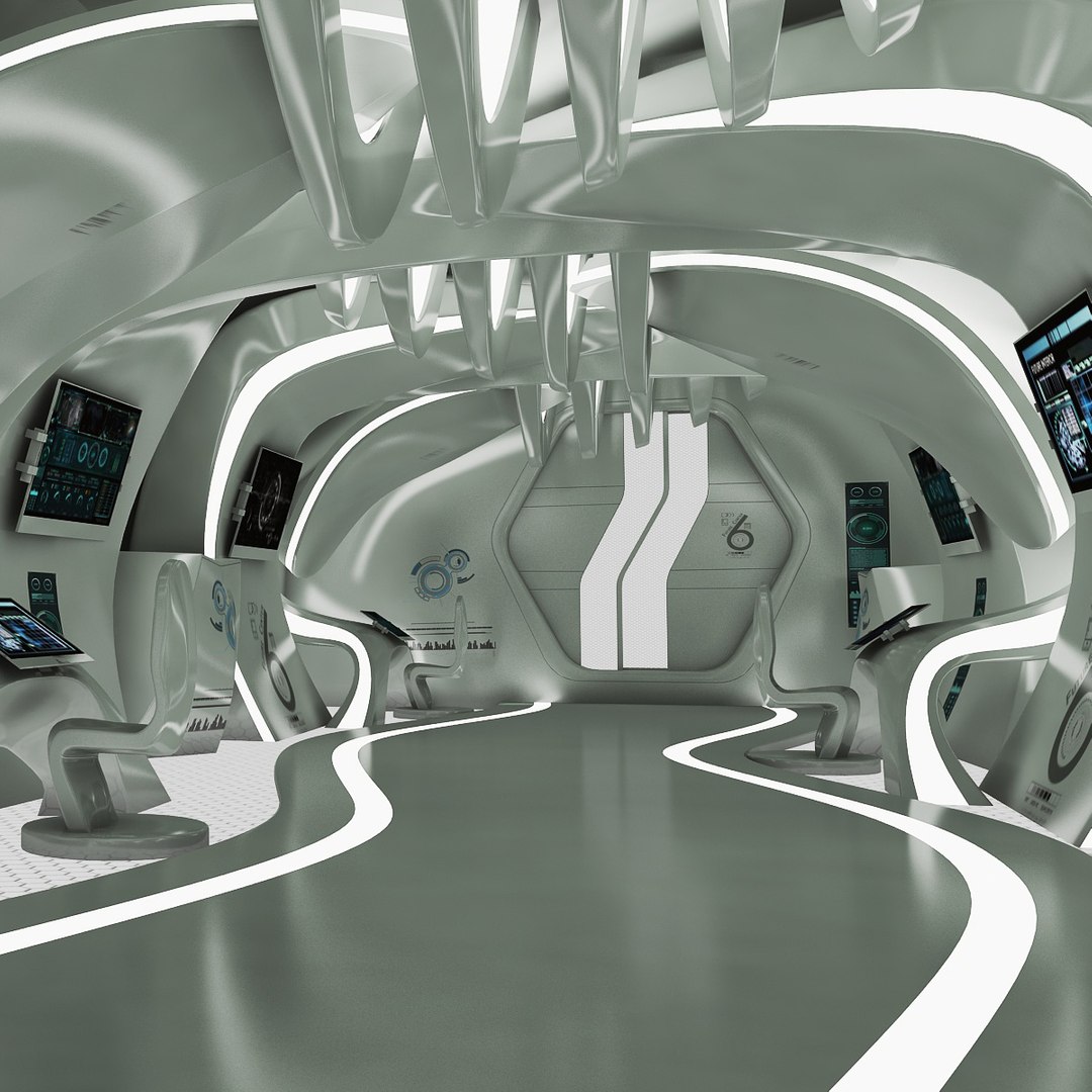 Sci-fi futuristic design 3D model - TurboSquid 1391603