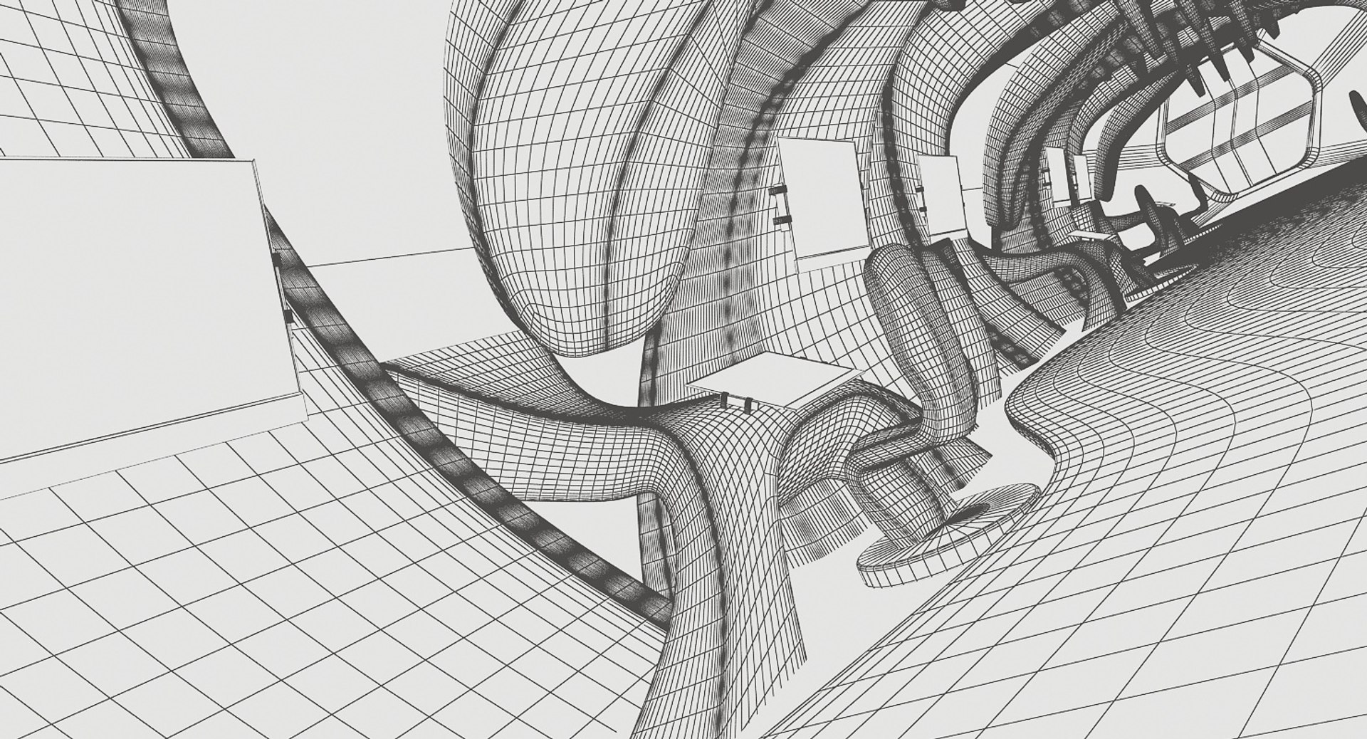 Sci-fi futuristic design 3D model - TurboSquid 1391603