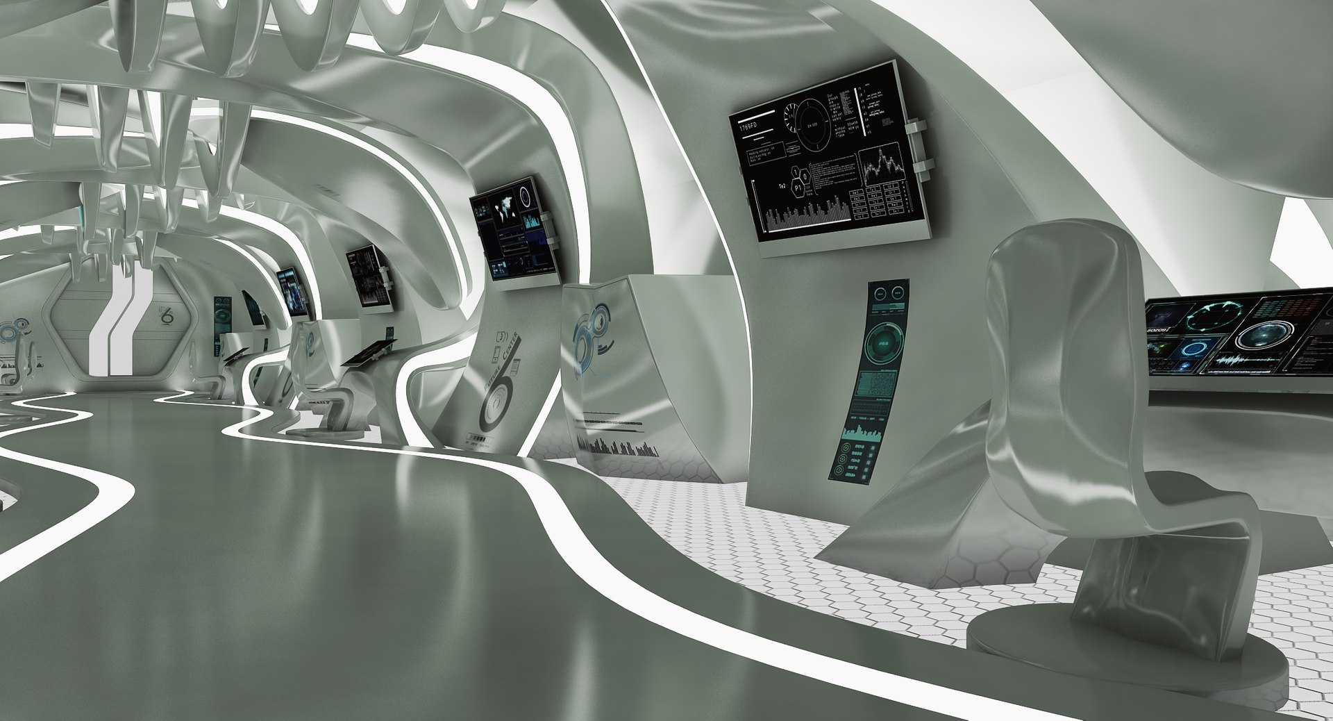 Sci-fi futuristic design 3D model - TurboSquid 1391603