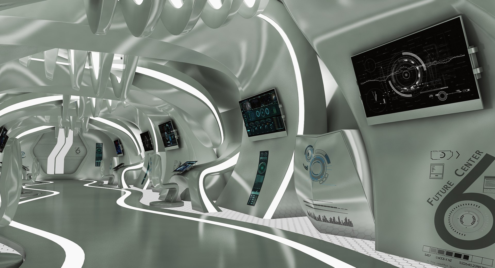 Sci-fi futuristic design 3D model - TurboSquid 1391603