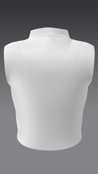 Marvelous designer simple neck 3D model - TurboSquid 1630425