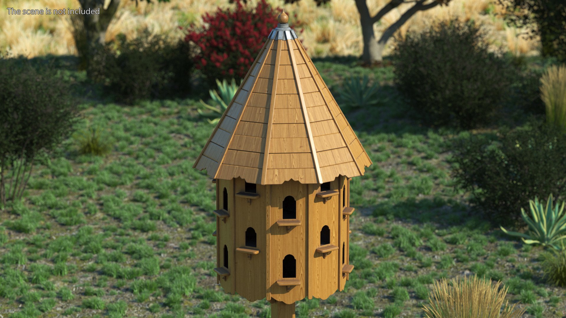 Large Wooden Dovecote For Twenty Nests 3D Model - TurboSquid 1969581