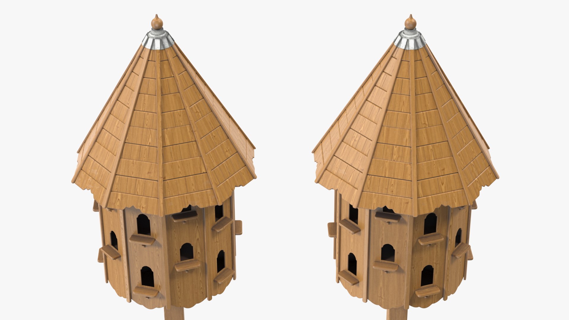 Large Wooden Dovecote For Twenty Nests 3D Model - TurboSquid 1969581