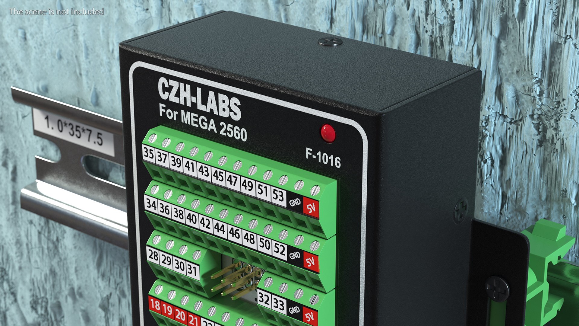 Mega Screw Terminal Block 3D Model - TurboSquid 1894100