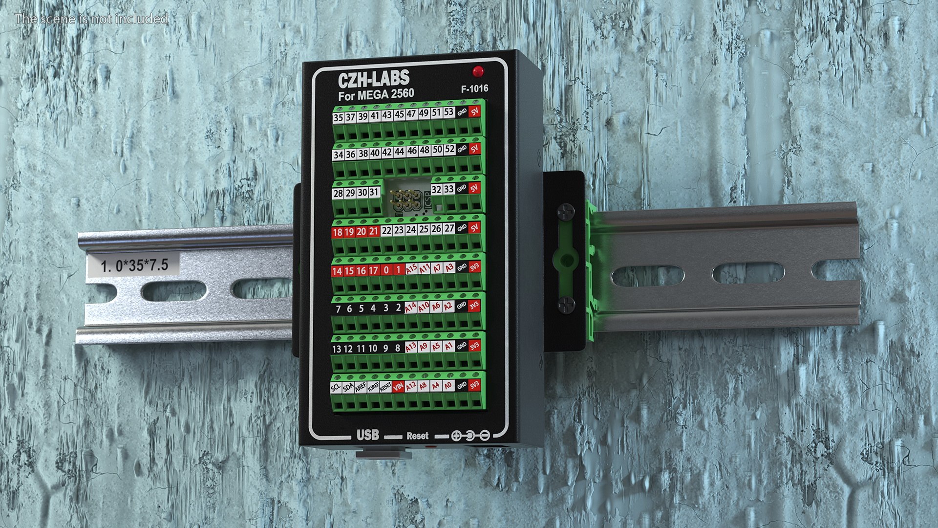 Mega Screw Terminal Block 3D Model - TurboSquid 1894100