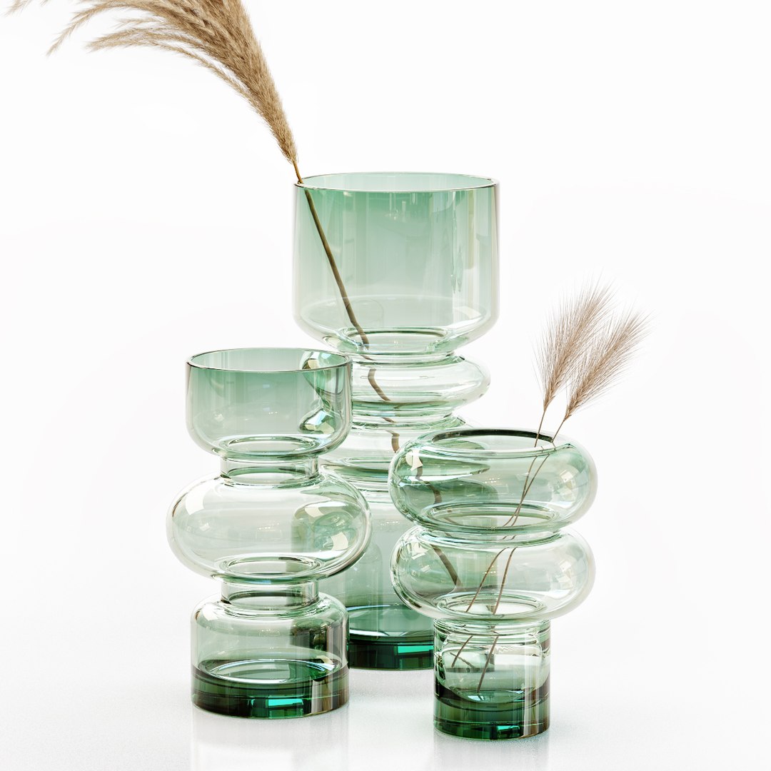 Hm Glass Vase Dried 3D - TurboSquid 1575249