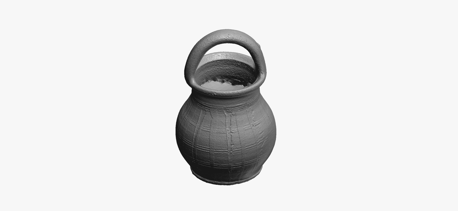 3D Model Clay Pot 03 Raw - TurboSquid 1641897