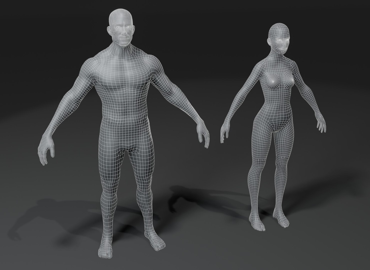 3D Base Mesh Male Model - TurboSquid 1678218