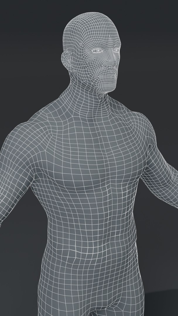 3D Base Mesh Male Model - TurboSquid 1678218