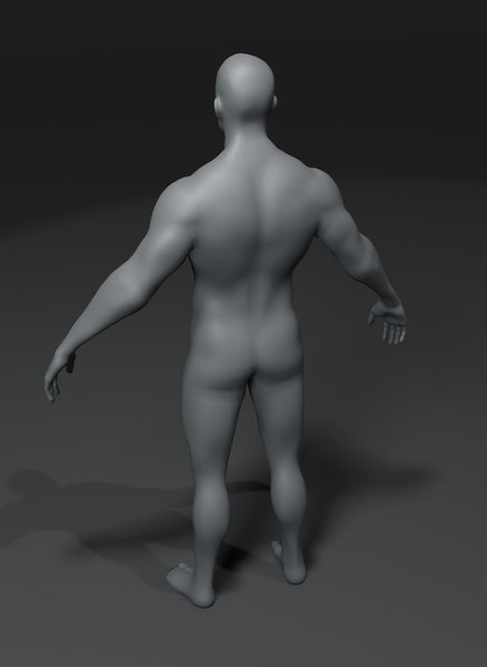 3D base mesh male model - TurboSquid 1678218