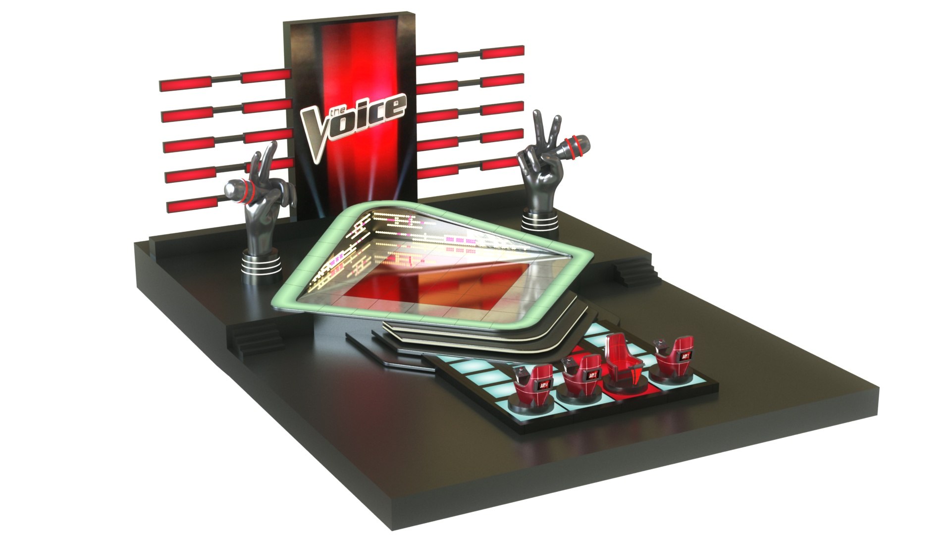 The Voice Stage Collection Model - TurboSquid 1717611