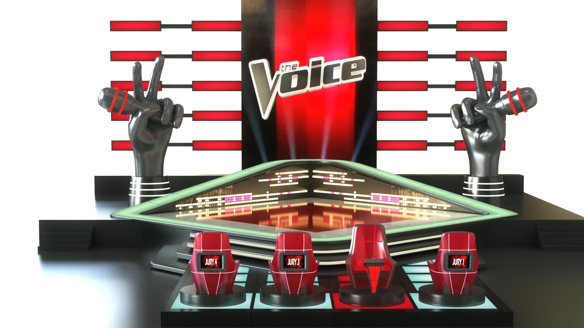 The Voice Stage Collection Model - TurboSquid 1717611