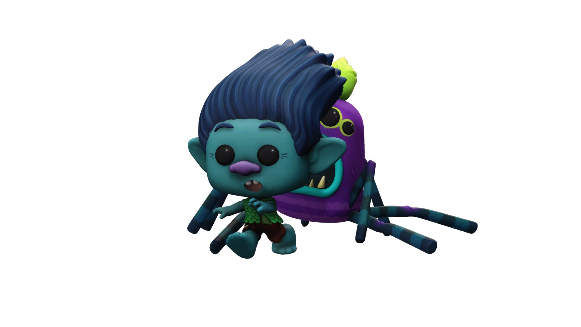 3D Chibi Troll Monster Scene Funko Style Printable STL Model ...