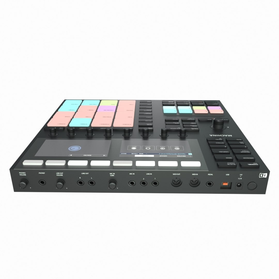 Drum Machine 3D Model - TurboSquid 1257271