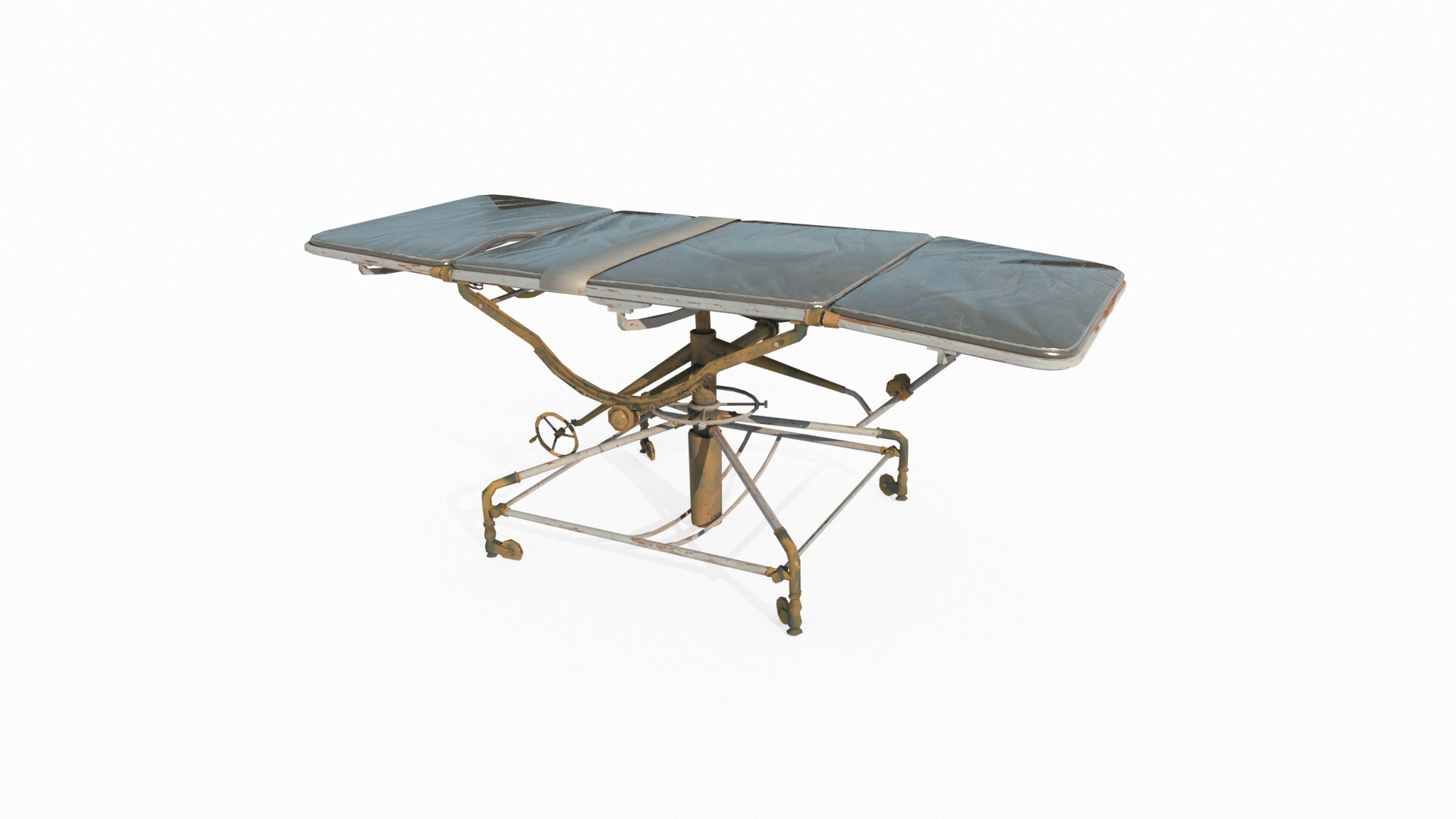 3D Old Style Emergency Table And Operating Table - TurboSquid 2264896