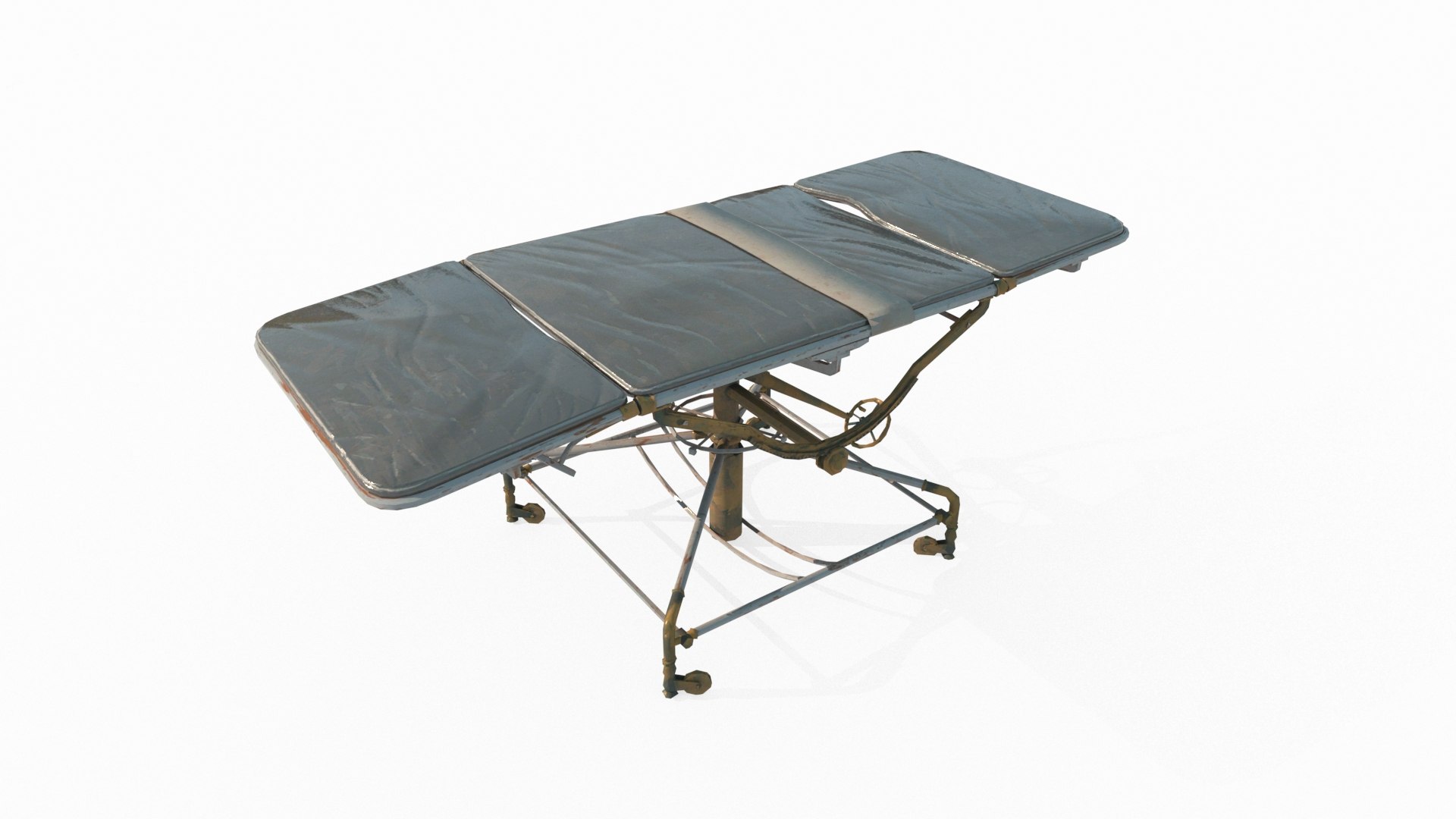 3D Old Style Emergency Table And Operating Table - TurboSquid 2264896