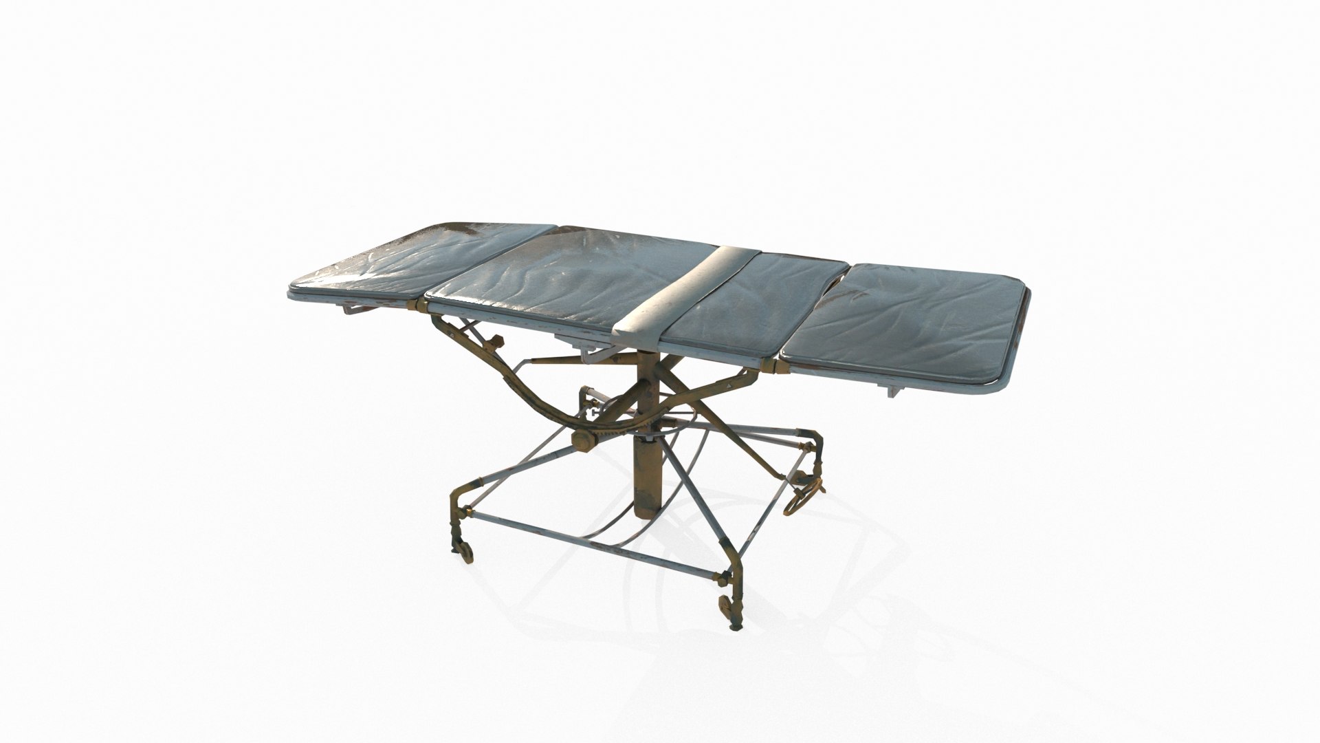 3D Old Style Emergency Table And Operating Table - TurboSquid 2264896