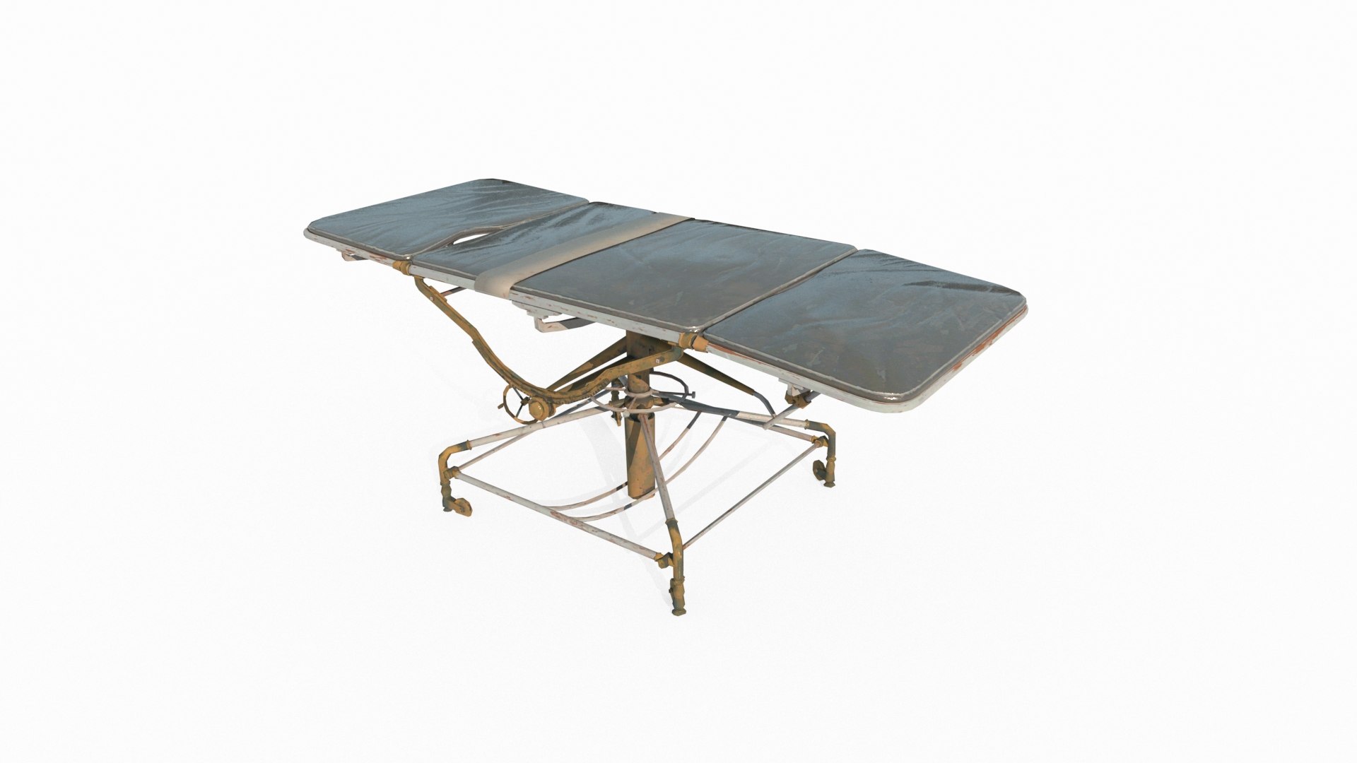 3D Old Style Emergency Table And Operating Table - TurboSquid 2264896