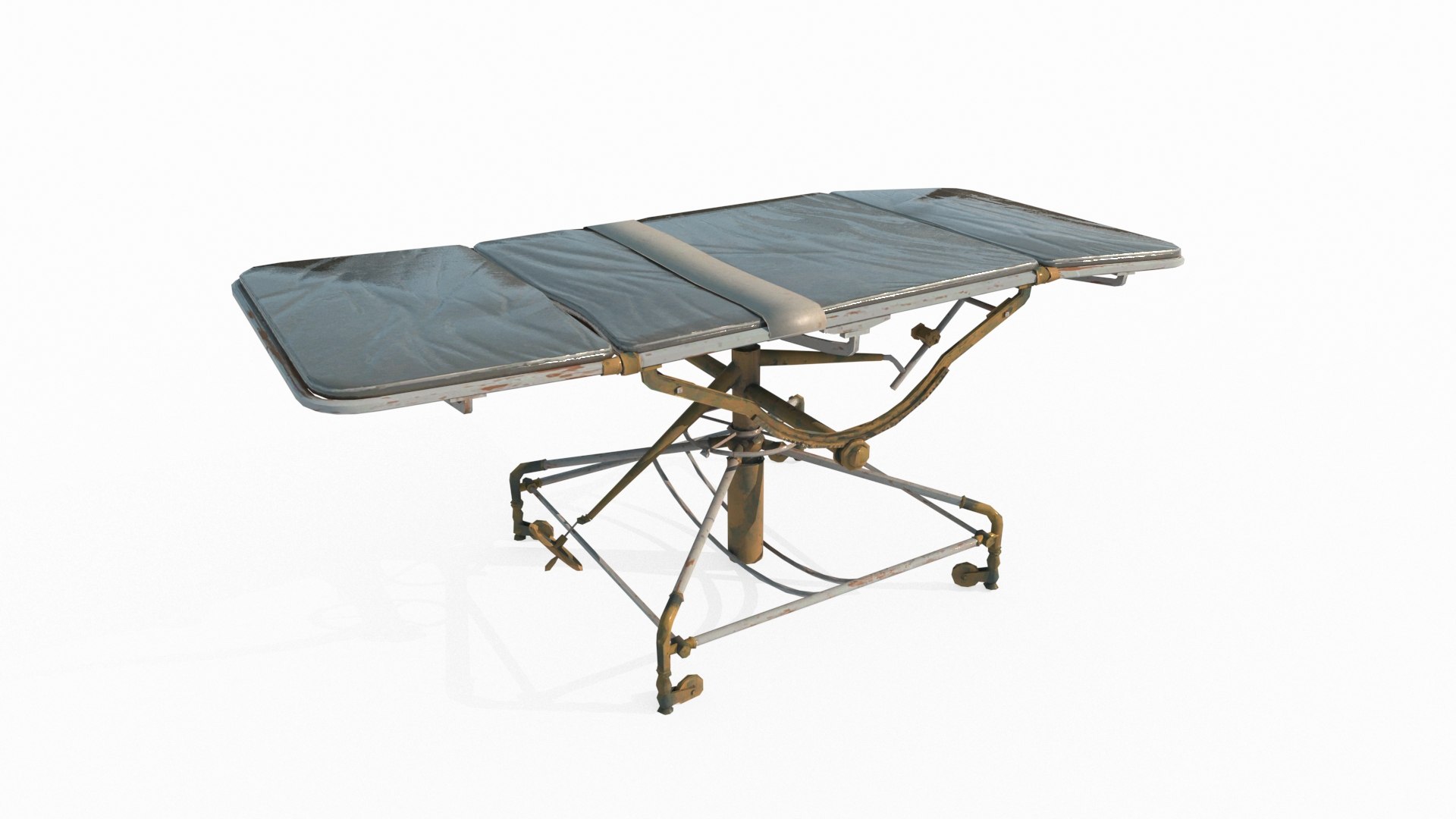 3D Old Style Emergency Table And Operating Table - TurboSquid 2264896