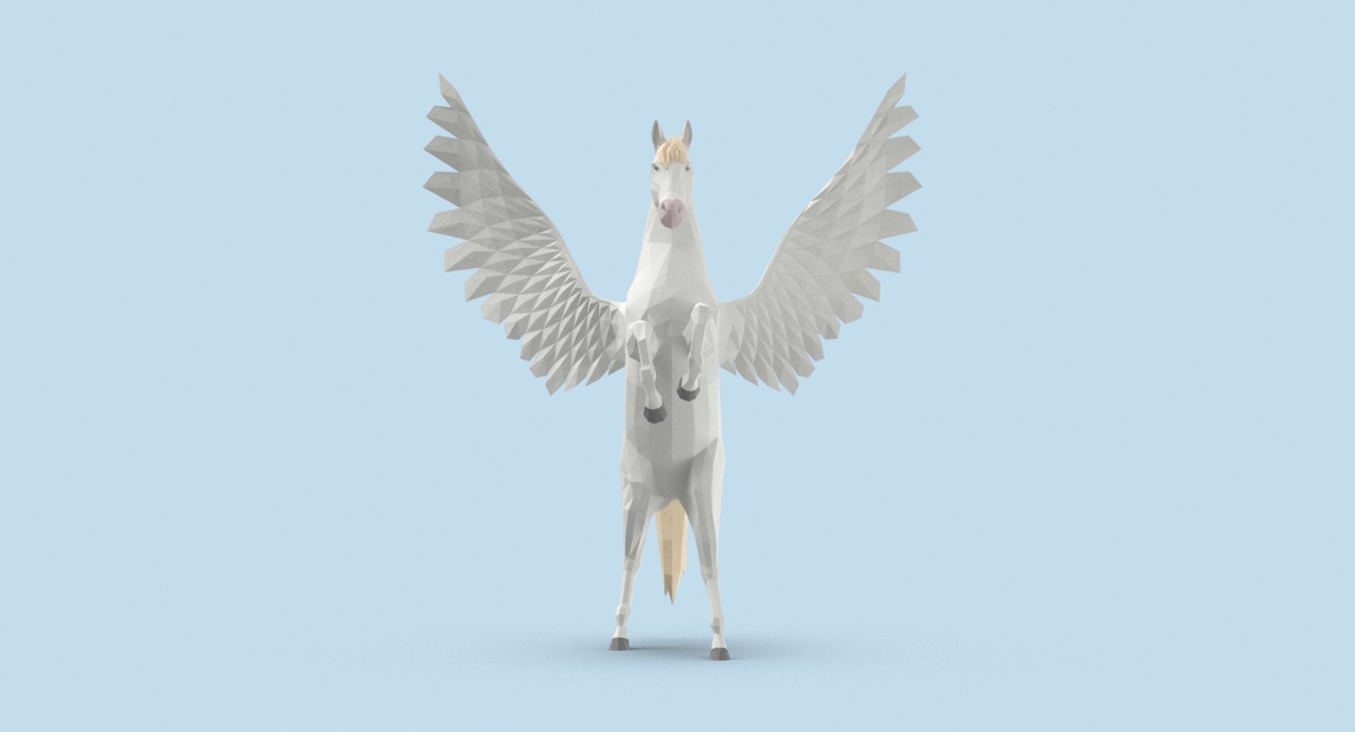 3D model pegasus---rearing - TurboSquid 1246752