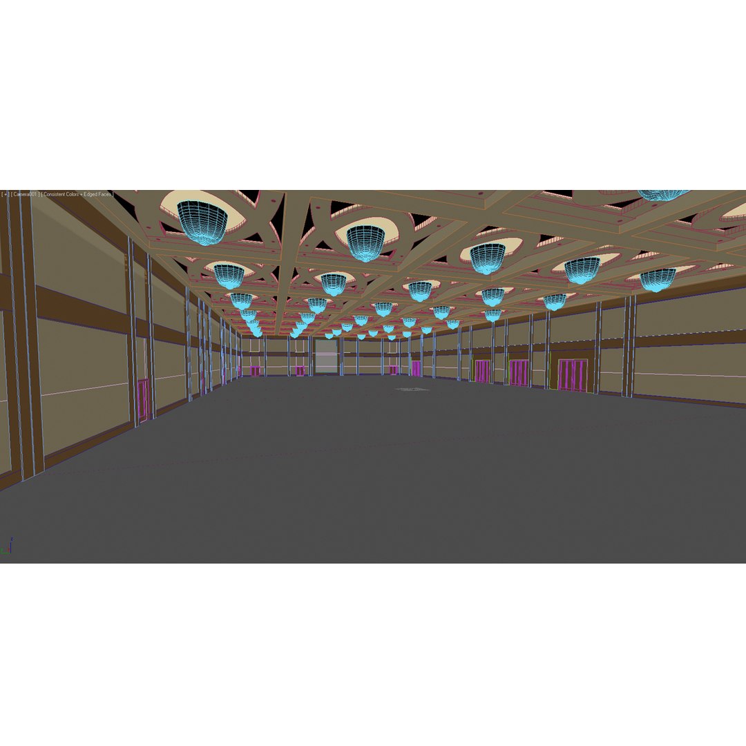 3d Model Seasons Riyadh Kingdom Ballroom