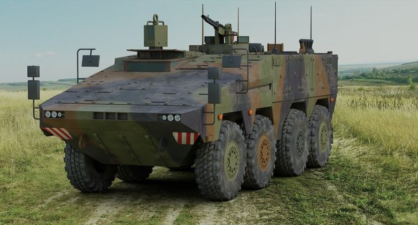 modern boxer mrav military vehicle 3d max
