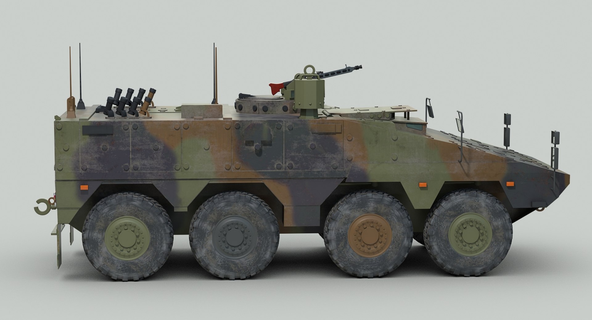 Modern Boxer Mrav Military Vehicle 3d Max
