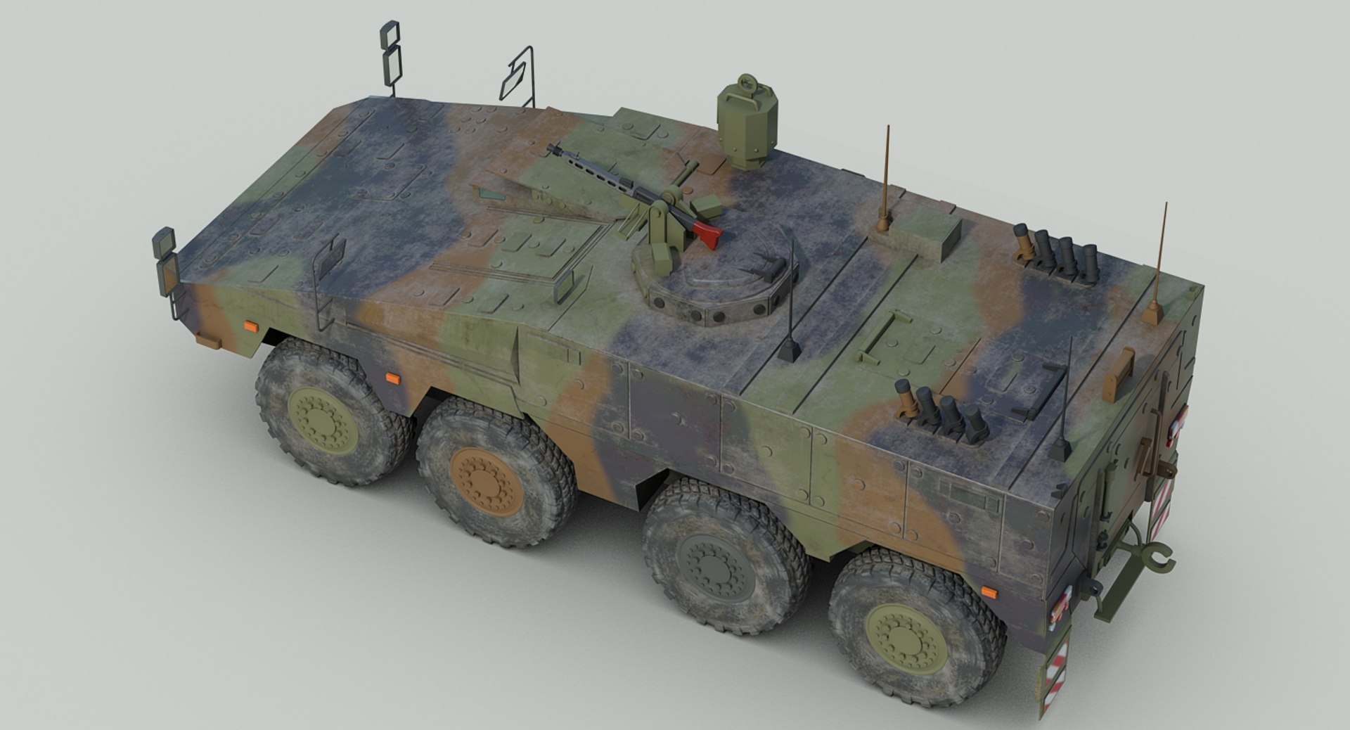 Modern Boxer Mrav Military Vehicle 3d Max